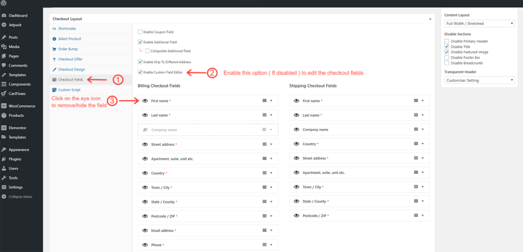 How to Hide Checkout Fields from the Checkout Page? | #1 Sales Funnel ... How to Hide Checkout Fields from the Checkout Page? | #1 Sales Funnel ...